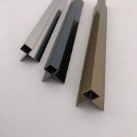 China Mirror Sqstainless Steel Decorative Strips 2.0mm Square Tile Edge Trim for sale