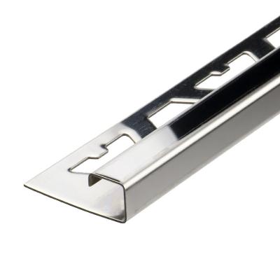 China Mirror Sqstainless Steel Decorative Strips 2.0mm Square Tile Edge Trim for sale