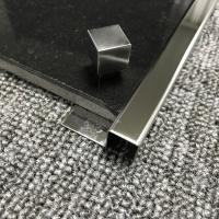 China Mirror Sqstainless Steel Decorative Strips 2.0mm Square Tile Edge Trim for sale