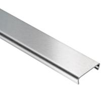 China Inlay 0.6mm Stainless Steel Round Edge Tile Trim Flooring Accessories Skirting Board for sale