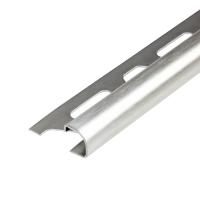 China Inlay 0.6mm Stainless Steel Round Edge Tile Trim Flooring Accessories Skirting Board for sale