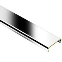 China U Shape Stainless Steel Tile Trim For Wall And Ceiling Decoration for sale