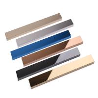 China Rose Golden Stainless Steel L Shape Tile Trim Decorative Metal Wall Tile Trim for sale