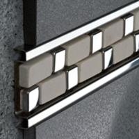 China Mirror Stainless Steel Tile Trim U Shape Decorative Strips Square Tile Edge Trim for sale