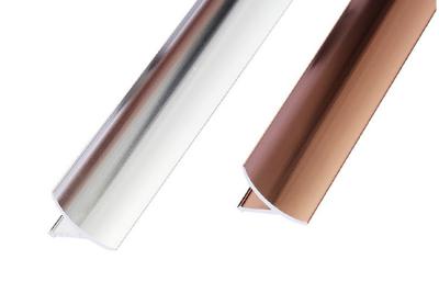 China Internal Corner Aluminum Tile Trim For Home Decoration for sale