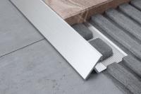 China Hotel Aluminium Tile Trim Floor Transition Strips for sale