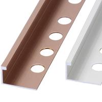 China Custom Color Lightweight Aluminium Tile Trim Environmentally Friendly for sale