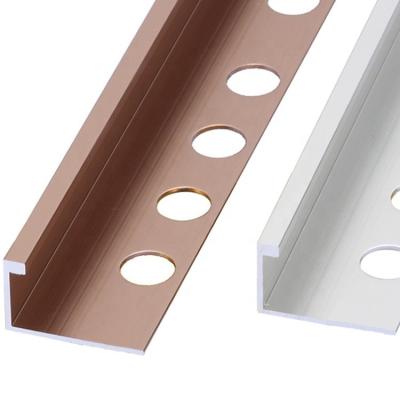 China Custom Color Lightweight Aluminium Tile Trim Environmentally Friendly for sale