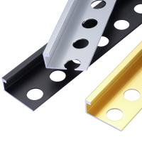 China Custom Color Lightweight Aluminium Tile Trim Environmentally Friendly for sale