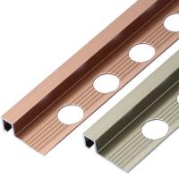 China Anti Collision Protection Aluminium Tile Trim For House Wall Corner Edge for sale