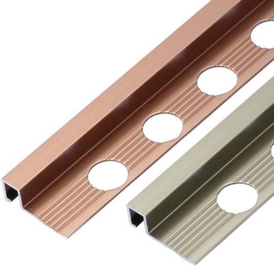 China Anti Collision Protection Aluminium Tile Trim For House Wall Corner Edge for sale