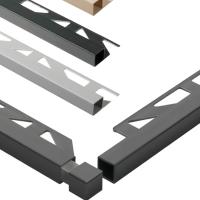 China Anti Collision Protection Aluminium Tile Trim For House Wall Corner Edge for sale