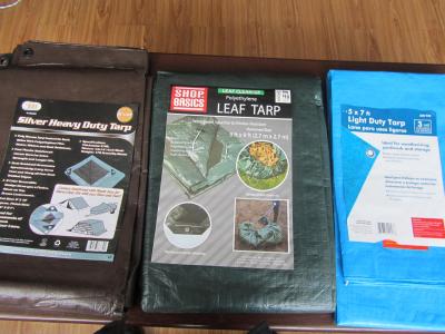 China light-duty medium-duty and heavy-duty pe tarps in super market for sale