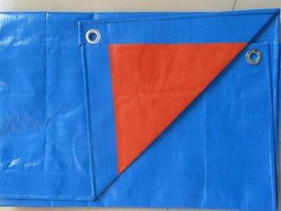 China 12ft*12ft 200g blue/orange HDPE wowen fabric truck cover for sale