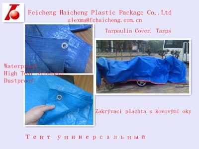 China Tarpaulin. Tarps, PE Tarpaulin,Waterproof Tarps Cover, Blue for sale