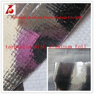 China aluminum foil pe tarpaulin for sale