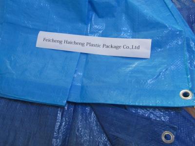 China Both sides lamination PE Sheet waterproof woven fabric poly tarp for sale
