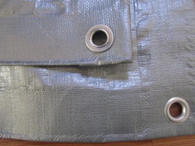 China ready tarpaulin all four edges heat-sealed with eyelets and rope reinforced for sale