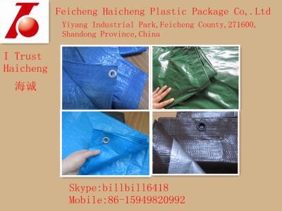 China Outdoor Tarps Waterproof fabric Tarpaulin sheets for sale