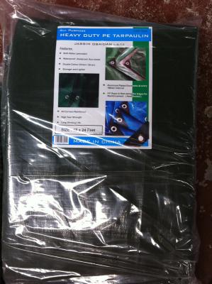China all purpose heavy duty pe tarpaulin 230gsm/green color poly tarps for sale