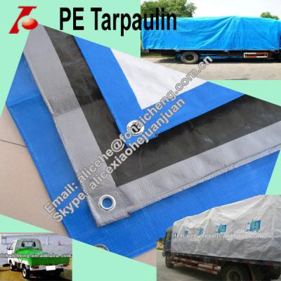 China waterproof truck trailer cover pe fabric tarpaulin for sale