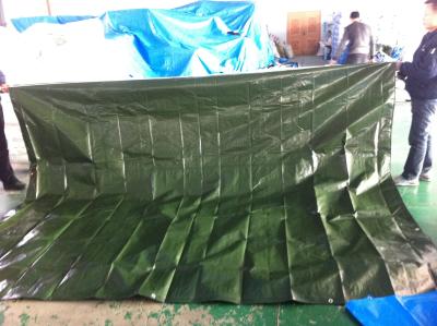 China pe tarpaulin/green color poly tarps/waterproof woven fabric for sale