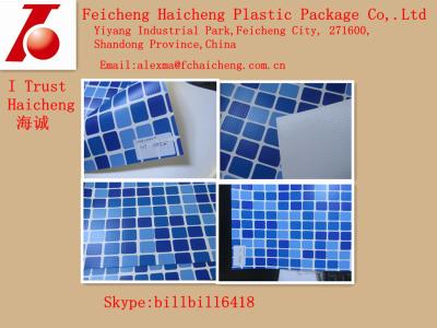 China 3-colors printed pvc laminated tarpaulin for sale