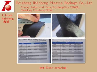 China gym floor covering pvc coated tarp tarpaulin for sale