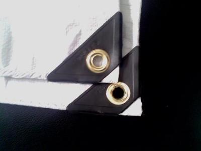 China laminated PE Tarpaulins with eyelets / reinforced eyelets tarpaulin for sale