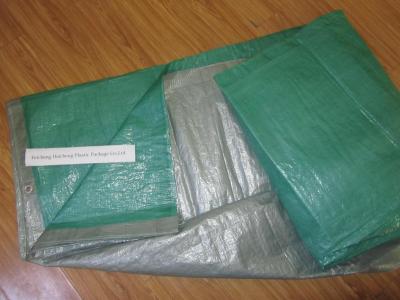 China 130gsm grey/green color,finished product pe tarp for sale