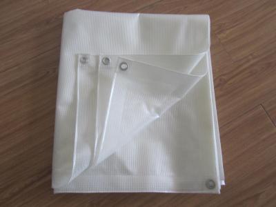 China clear mesh waterproof canvas ,pvc mesh fabric for sale