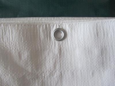China 300gsm white color finished poly tarp 2 x 3m for sale