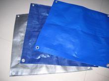 China 190gsm finished blue/white tarpaulin tarp ready mede product for sale