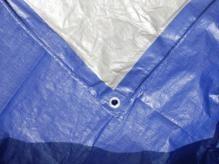 China ready made pe tarpaulin with rope and eyelets reinforced for sale