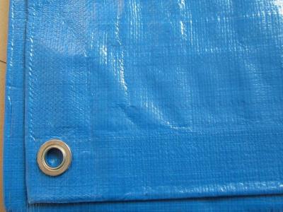 China 180gsm blue/white ready made tarps PE tarps waterproof PE tarpaulin plastic sheet for sale