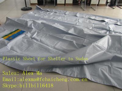 China white reinforced tarpaulin sheet family tent for sale