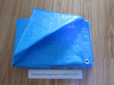 China reinforced eyelets waterproof woven fabric PE tarpaulin for sale