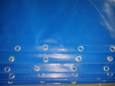 China reinforced eyelets tarpaulin PE tarpaulin  truck cover for sale