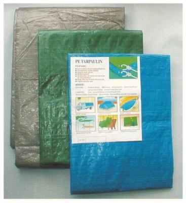 China 55gsm light weight duty pe fabric tarp for sale