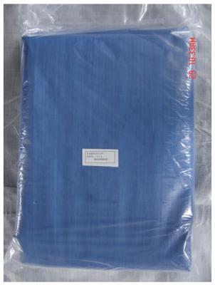 China 190gsm finished blue/white tarpaulin tarp ready mede product for sale