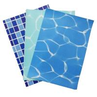 China 1.5mm thickness mosaic pattern printing Swimming Pool Pond Liner PVC Vinyl Swimming Pool Liners for sale