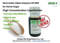 China HT-800 Heat Stable Alpha Amylase Enzyme 80000 U/mL High Concentration for Starch Liquefaction for sale