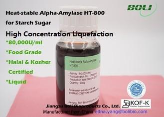 China HT-800 Heat Stable Alpha Amylase Enzyme 80000 U/mL High Concentration for Starch Liquefaction for sale