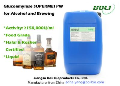 China Food Grade Liquid Glucoamylase Enzyme Supermei PW 0.85kg/Day for Alcohol Brewing for sale