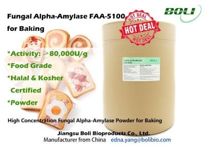 China Fungal Alpha Amylase FAA 5100 Baking Enzyme 80000 U/G High Concentration Bread Improver for sale