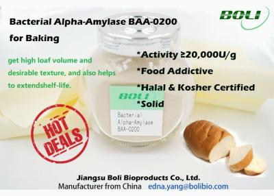 China Bacterial Alpha Amylase Enzyme BAA-0200 20000 U/G Powder for Baking for sale