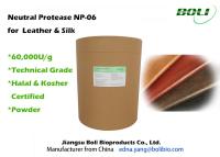 China Technical Grade Proteolytic Enzymes Neutral Protease Industrial For Leather And Silk for sale