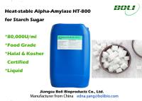 China Low pH Tolerate Heat-Stable Alpha-Amylase HT-800 80000 U/ml Sepia Brown Liquid for Starch Sugar Liquefaction for sale
