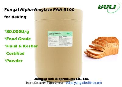 China Fungal Alpha Amylase 80000 U/g High Conversion Bread Baking Enzyme Non-GMO Halal for sale