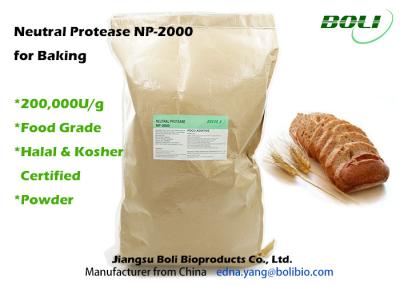 China Food Grade Baking Enzymes Neutral Protease NP 2000 For Halal Kosher Certified for sale